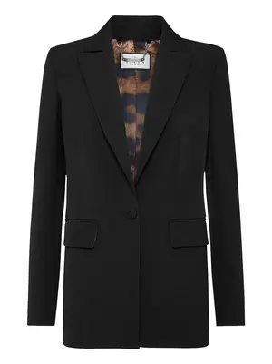 Philipp Plein Cady Boxy Blazer - Black