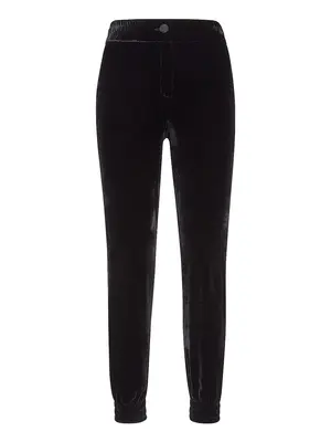 Philipp Plein Velvet Trousers - Black