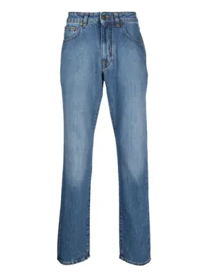Boglioli Mid-rise Straight-leg Jeans - Blue
