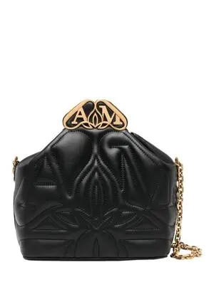 Alexander McQueen Alexander McQueen The Seal Box Crossbody Bag Black