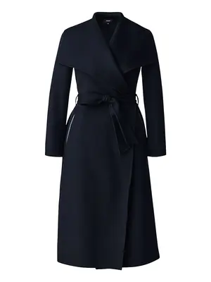 Mackage Mai Wool Wrap Coat - Black