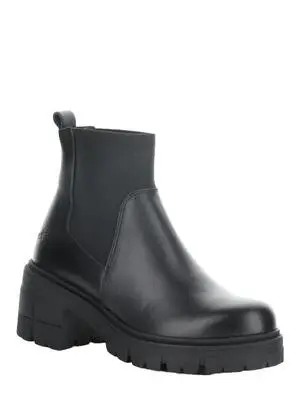 BOS. & CO. Bianc Lug-sole Chelsea Boot - Black Feel/elastic