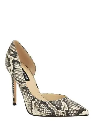 Nine West D'orsay Pointed Toe Pumps - Light Gray 051