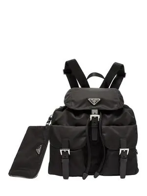Prada Re-nylon Backpack - Black