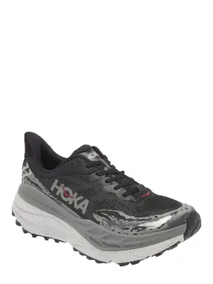 HOKA® Stinson ATR 7 Trail Running Shoe Black/outer Orbit