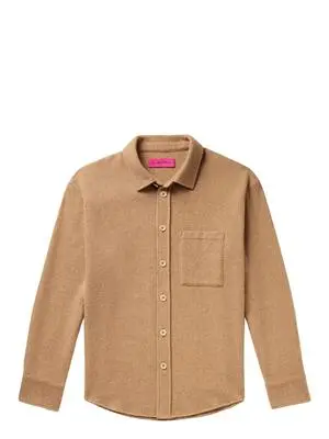 THE ELDER STATESMAN Cashmere Overshirt - Brown