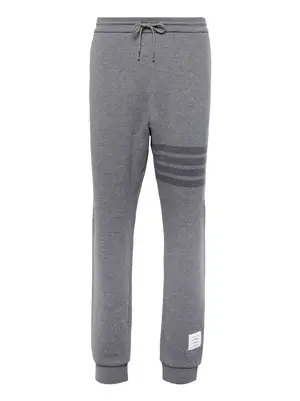 Thom Browne 4-bar Wool-blend Sweatpants - Grey