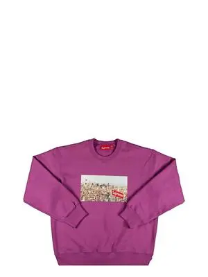 Supreme Aerial Crewneck 'bright Purple' Purple