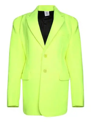 Vetements Tailored Jacket - Yellow