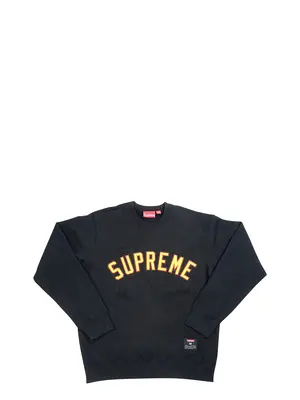 Supreme Kanji Logo Crewneck - Black