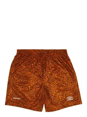 Supreme X Umbro Jacquard Animal Print Soccer Short - Orange