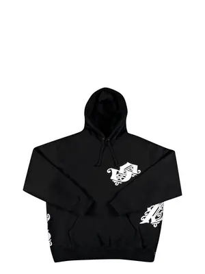 Supreme Old English Wrap Hooded Sweatshirt - Black