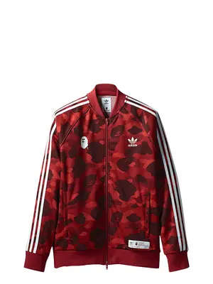 Adidas X Bape Adicolor Track Jacket - Red