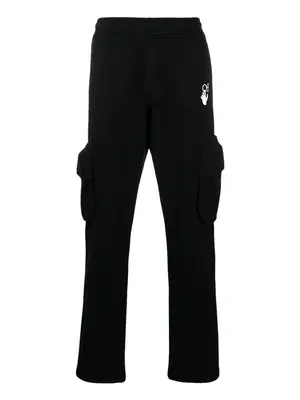 Off-White Marker Cargo Sweatpant /fuchsia - Black
