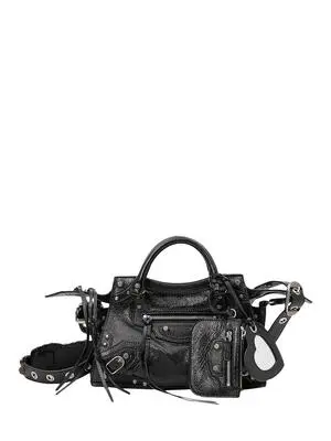 Balenciaga Neo Cagole Xs Handbag - Black