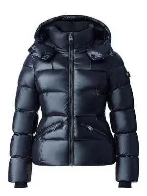 Mackage Madalyn Light Down Jacket With Hood - Black