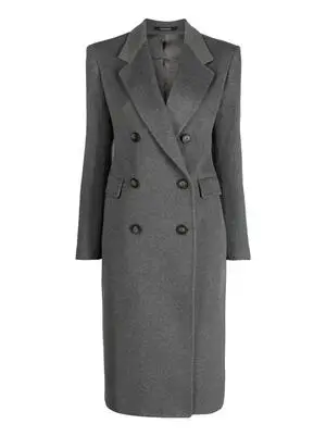 Tagliatore Double-breasted Cashmere Coat - Grey