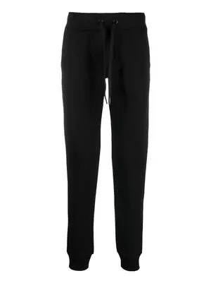 Iceberg Logo-embroidered Cotton Track Pants - Black
