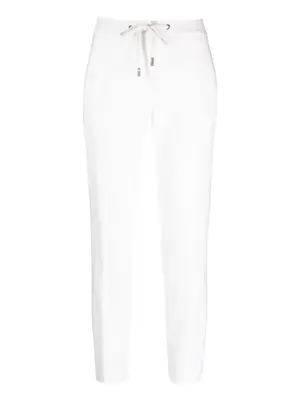 Peserico Drawstring-waist Track Trousers - White