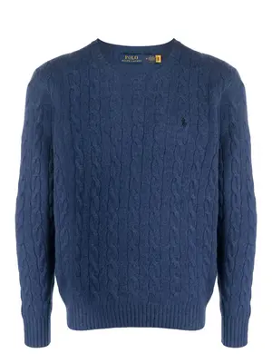 Polo Ralph Lauren Cable-Knit Sweater Blue