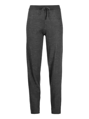 Cashmere In Love Fine-knit Tapered Trousers - Grey