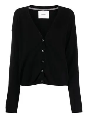 LISA YANG V-neck Cashmere Cardigan - Black