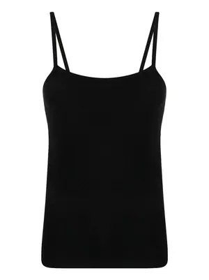 Cashmere In Love Amaya Knitted Tank Top - Black