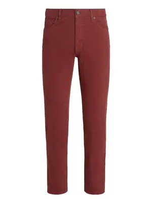 Zegna Roccia Straight-leg Jeans - Red