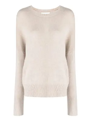 LISA YANG Extra-long Sleeved Cashmere Jumper - Neutrals