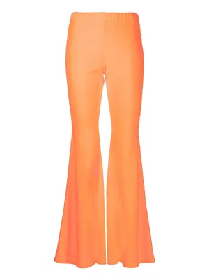 ERL High-waisted Flared Trousers - Orange