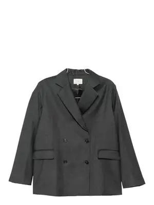 Loulou De Saison Notched-lapel Double-breasted Blazer - Grey