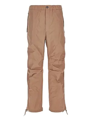FERRAGAMO Wide-leg Taffeta Trousers - Neutrals