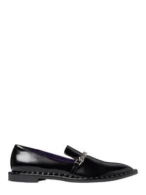 Stella McCartney Falabella Chain-link Loafers - Black