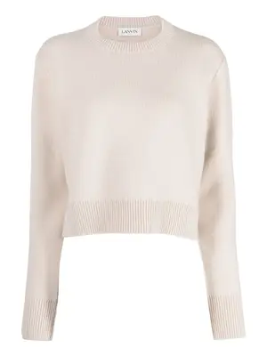 LANVIN Lanvin Crew-Neck Cropped Jumper