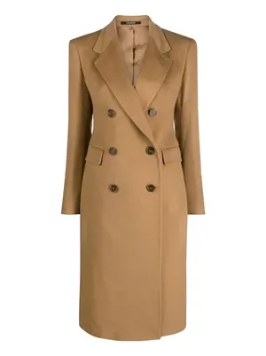 Tagliatore Double-breasted Midi Coat - Neutrals