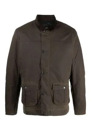 BARBOUR Barbour Brunden Wax Jacket With Corduroy Collar