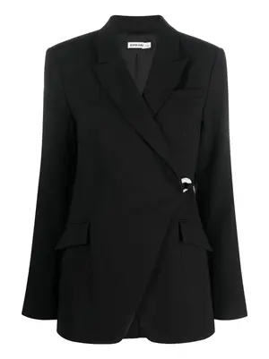 Simkhai Eva Crossover Blazer - Black