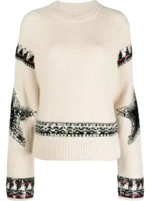 ZADIG&VOLTAIRE Sequin-Embellished Cashmere Jumper