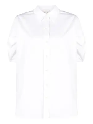 ALEXANDER MCQUEEN Alexander McQueen Puff-Sleeve Cotton Shirt