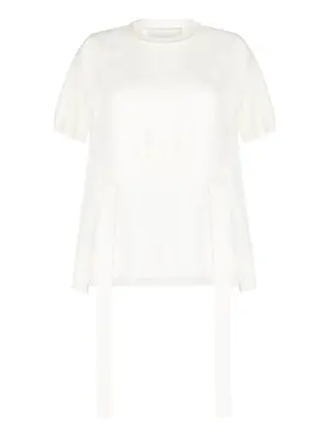 3.1 Phillip Lim Panelled Knit Top - White
