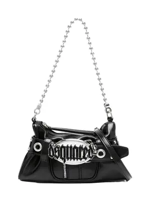 Dsquared2 Gothic Leather Clutch - Black
