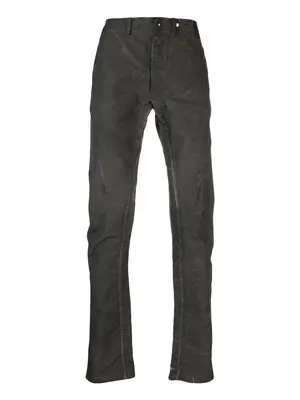 ISAAC SELLAM EXPERIENCE Epicurien Straight-leg Trousers - Grey