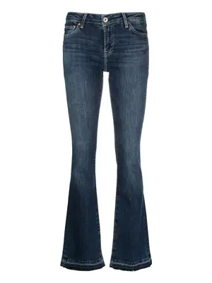 Ag Low-rise Bootcut Jeans - Blue