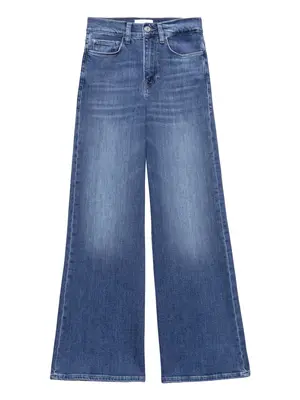 FRAME Le Slim Palazzo Jeans - Blue