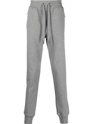 Dolce & Gabbana Drawstring Cotton Track Pants - Grey
