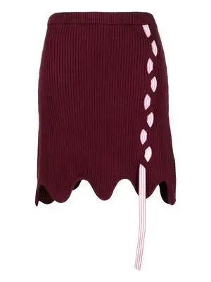 PH5 PH5 Sofia Layered Ribbed-Knit Miniskirt