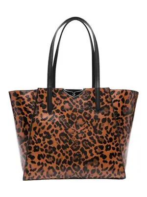 Zadig&Voltaire Le Borderline Leopard-print Tote Bag - Brown