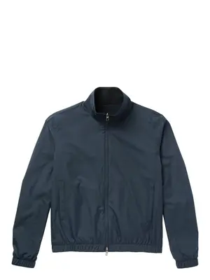 LORO PIANA Reversible Windmate Storm System Shell And Cashmere Bomber Jacket