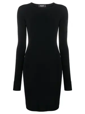 Dsquared2 Open-back Mini Dress - Black