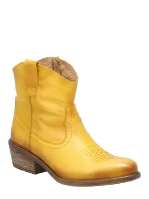 Miz Mooz Carlitos Western Bootie - Ochre